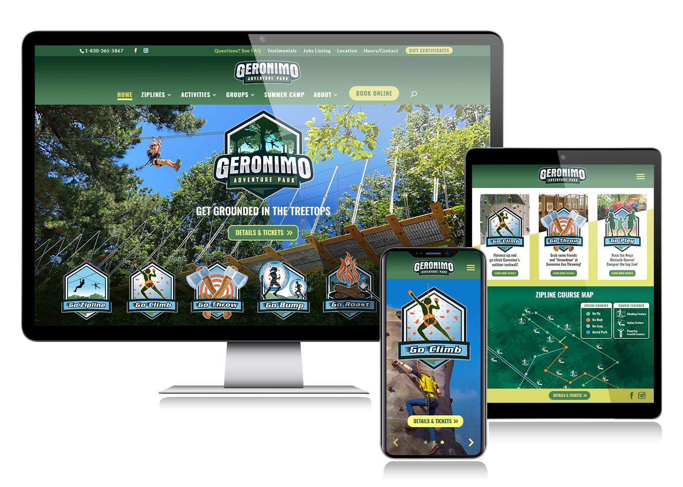 Geronimo Adventure Park | Left Right Studio, Inc.